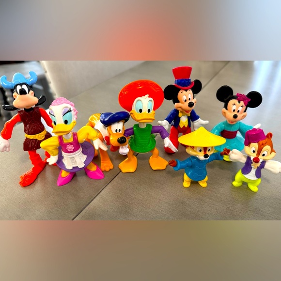 Disney | Toys | Disney Epcot Center Figurines Set Of 8 | Poshmark